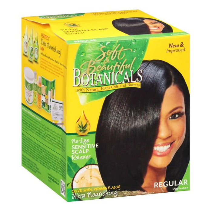 Soft & Beautiful Botanicals NO-LYE RELAXER KIT – Ebonyline