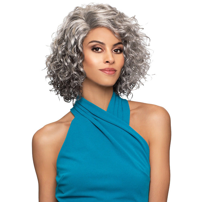 Foxy Silver Natural J-Part Lace Front Wig - MARLA – Ebonyline