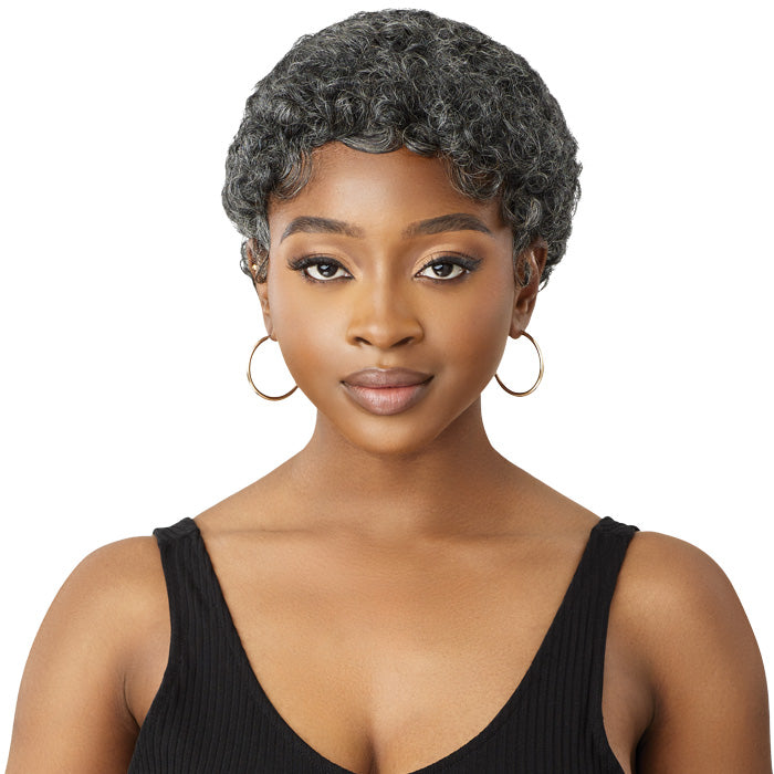 Outre Fab & Fly Gray Glamour 100% Human Hair Full Wig - HH-CARLIE ...