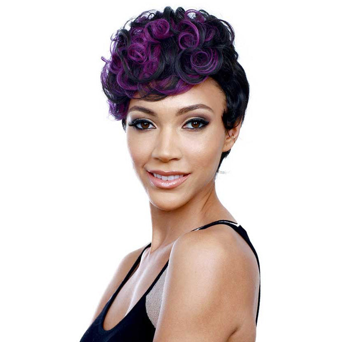 Bobbi Boss Visso 100% Human Hair Weave - GLAM SHORT 3 PCS (1 Pack Comp ...