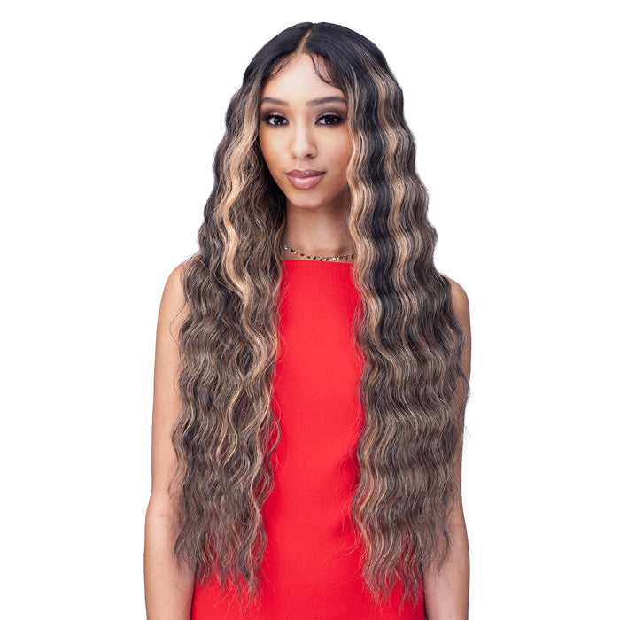 Bobbi Boss Miss Origin Human Hair Blend 4" Deep Part HD Lace Wig - MOL ...