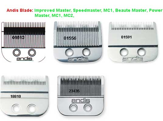 Andis Clipper Blade:Improved Master, Beaute Master, Power Master, Spee ...