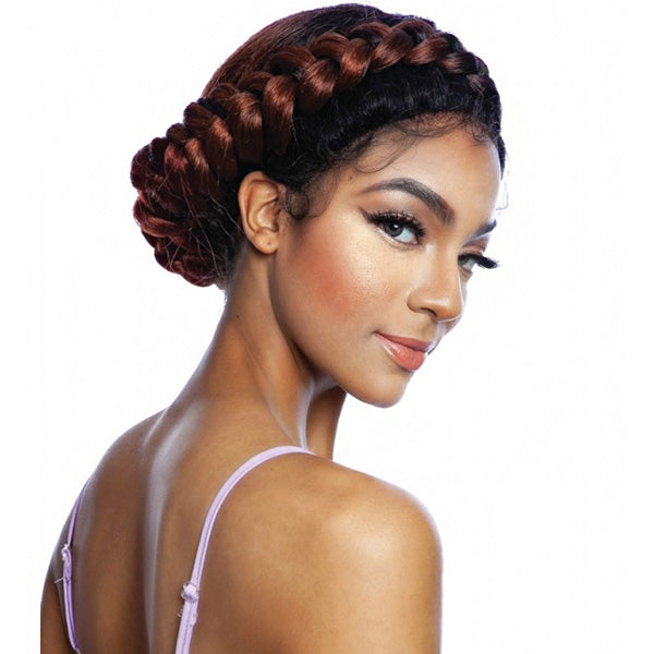 Mane Concept Synthetic Red Carpet Crown Braid Lace Front Wig - RCCB01 ...