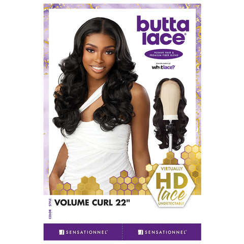 Sensationnel Butta Lace Human Hair Blend HD Lace Front Wig - VOLUME CU ...