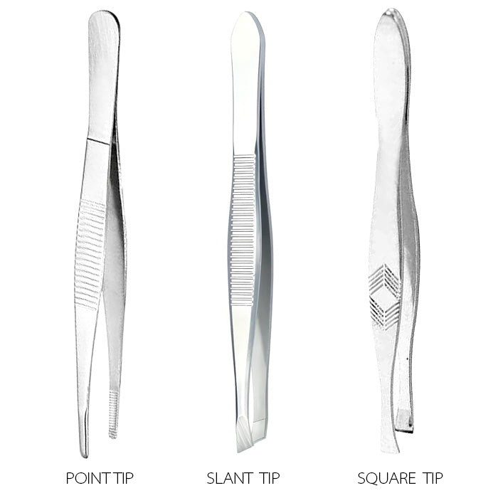 Magic Collection Stainless Steel - Tweezers (Slant/Square/Point ...