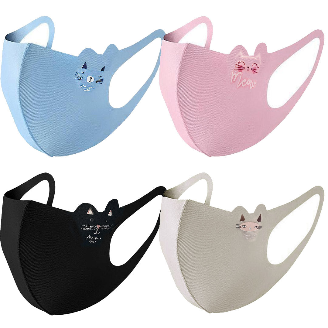 Fashion Meow Print Non Medical Mask KIDS up to age 6 – Ebonyline