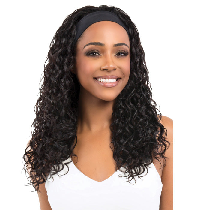 Bobbi Boss Active 100% Human Hair Headband Wig - MH1421 HB DEEP WAVE ...