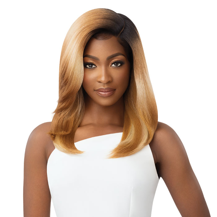 Outre Sleek Lay 5" Deep C-Part HD Lace Front Wig - VERNISHA – Ebonyline