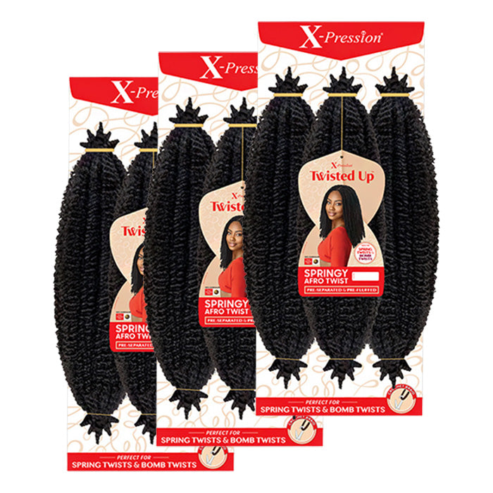 OUTRE X-PRESSION TWISTED UP CROCHET BRAID - 3X SPRINGY AFRO TWIST 24 ...