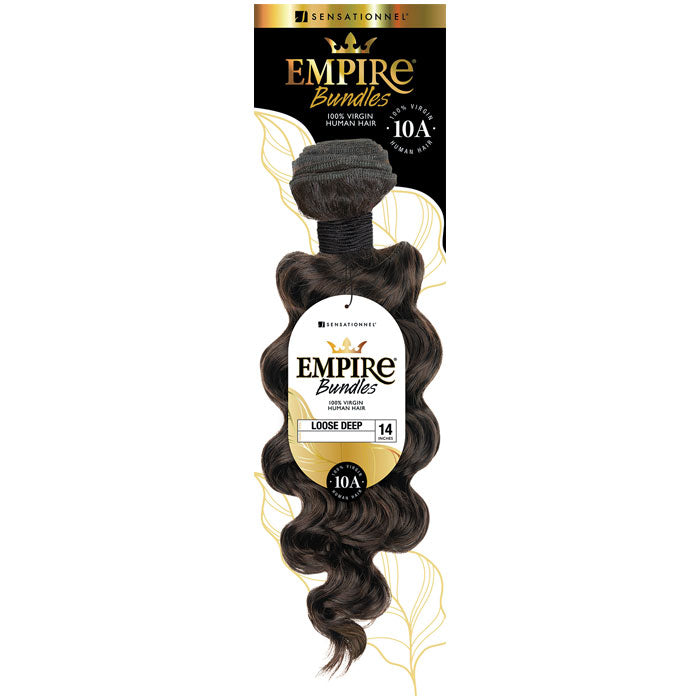 Sensationnel Empire Bundles 100% Virgin Human Hair Weave - LOOSE DEEP ...