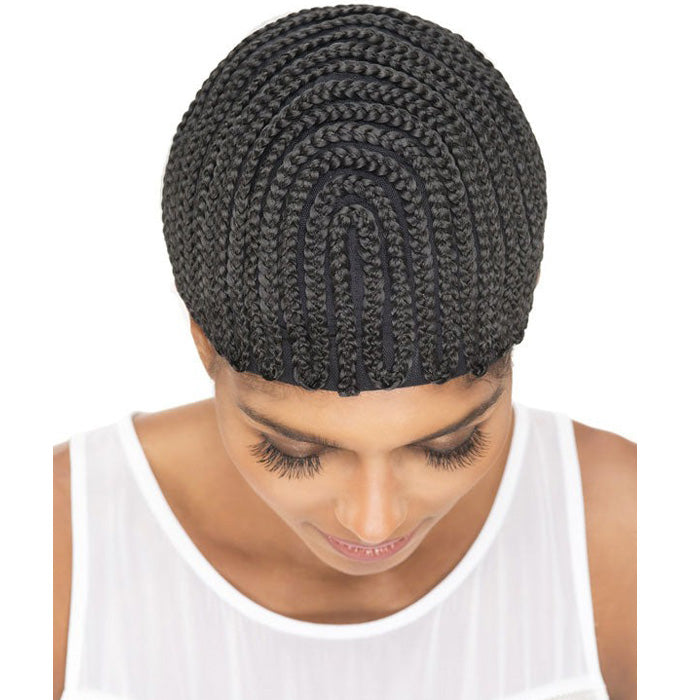 Vivica A Fox Cornrow Express Cap STRAIGHT BACK or HORSESHOE (With Comb ...