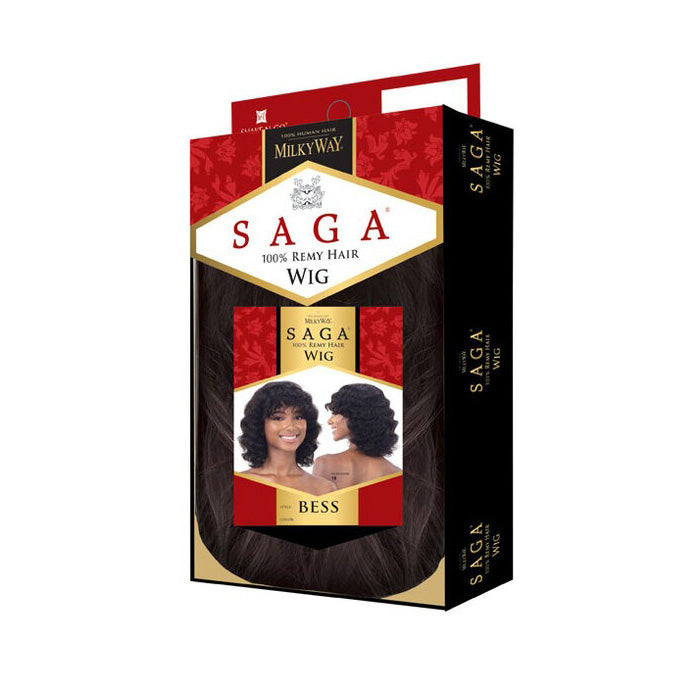 Saga 100% Remy Human Hair Wig - BESS – Ebonyline