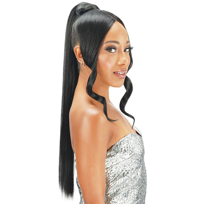 Zury Sis Miss Drawstring Split Bang Lace Part Drawstring Ponytail - DO ...