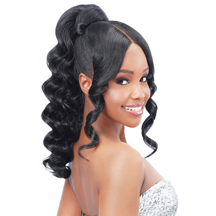 Zury Sis Miss Drawstring Miss Bang Lace Part Drawstring Ponytail - SOF ...