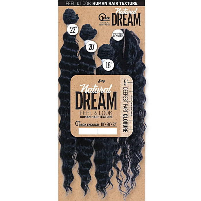Zury Sis Natural Dream Weave Feel & Look - MULTI DEEP WAVE 18/20/22 ...